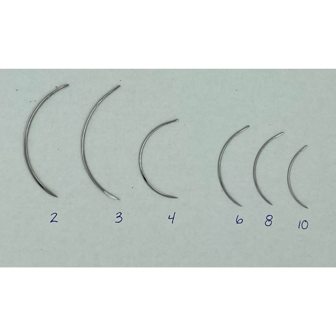 Needle - Triangular Tip Curved Circle Needles – The Canadian Coyote ...