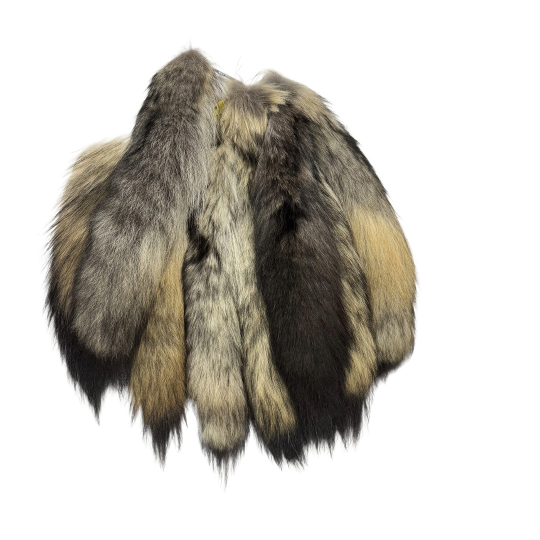 Wolf Tails w Keychain, Authentic – The Canadian Coyote Company Ltd.